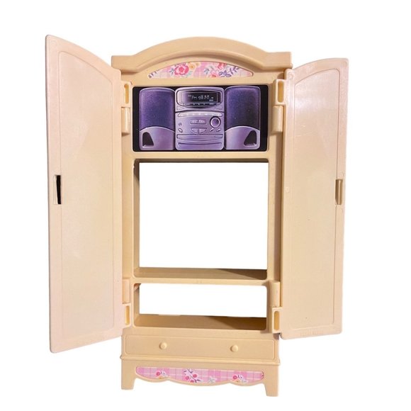 Mattel | Toys | Barbie Living Room Folding Pretty House Tv Stand ...
